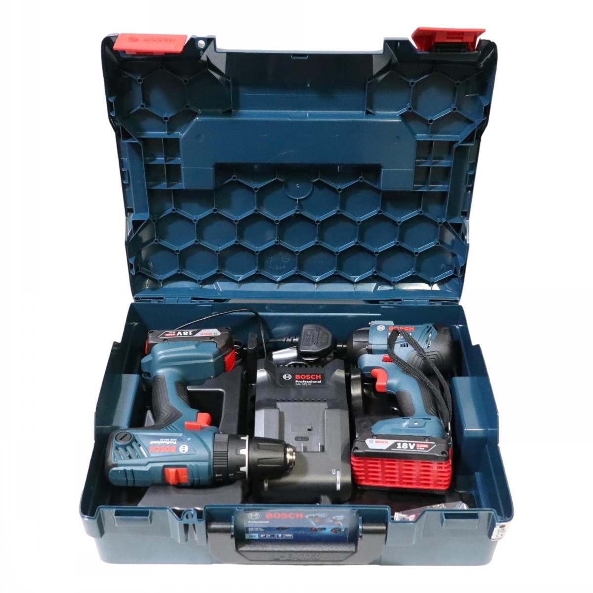Bosch Cordless Drill Impact Driver Kit 2Ah Cambers Country Store
