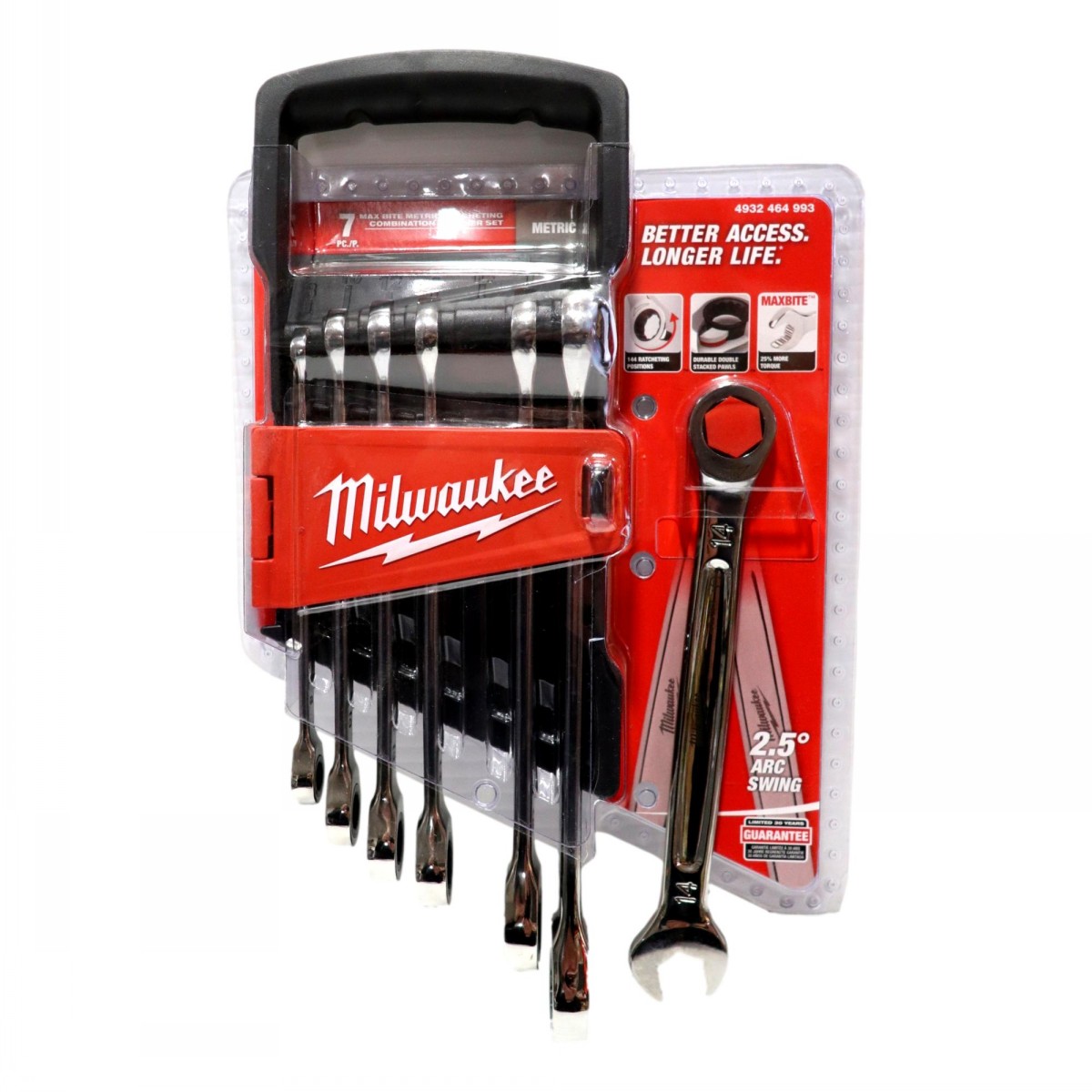 Milwaukee ratchet spanner set store