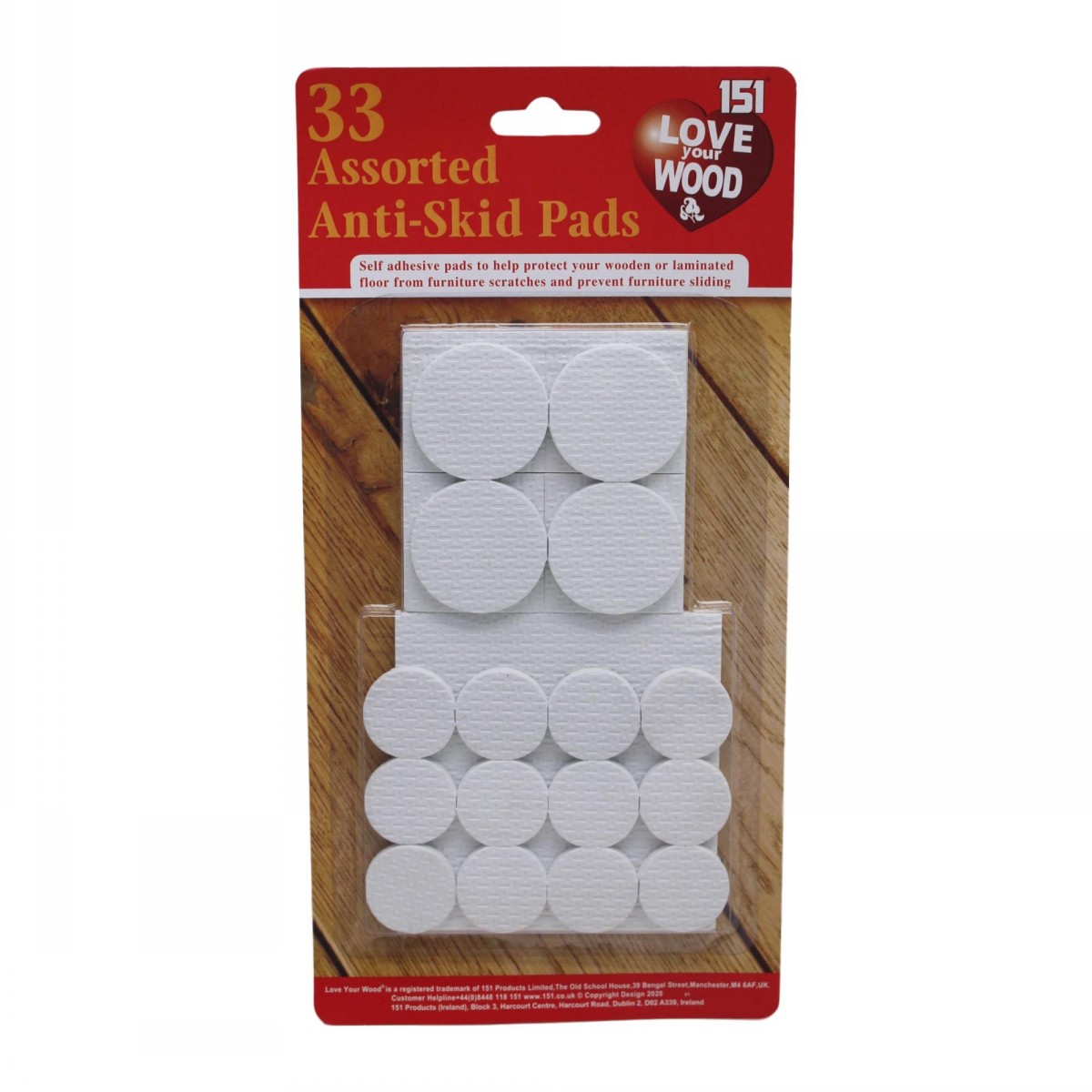 151 Anti Skid Pads Assorted 33 Pack | Cambers Country Store