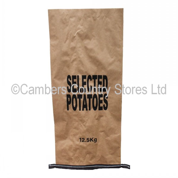 Potato Bags 2 Ply Natural 12.5kg | Cambers Country Store
