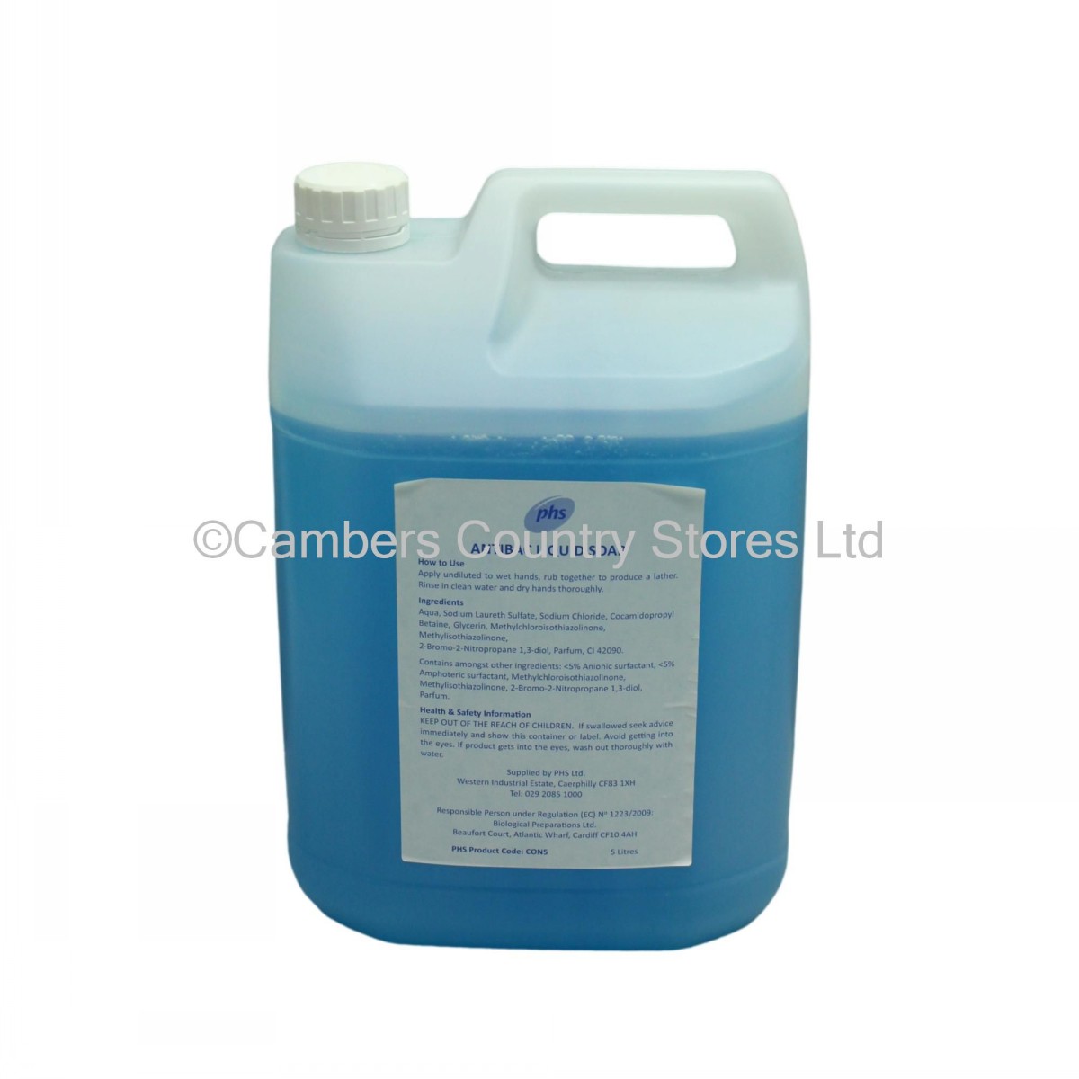 PHS Antibacterial Liquid Soap 5 Litre | Cambers Country Store