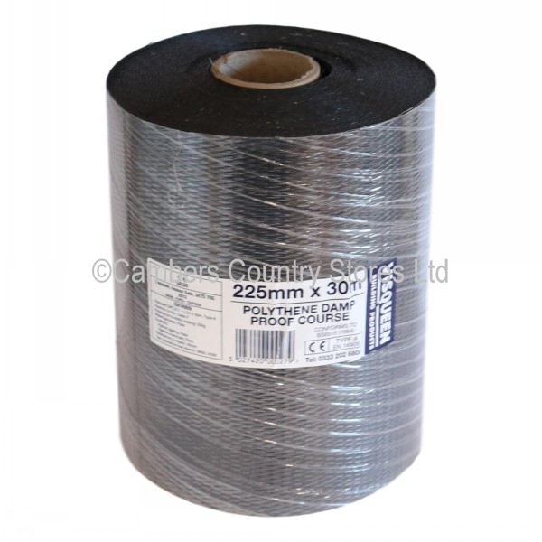 Visqueen Damp Proof Course 225mm x 30m | Cambers Country Store