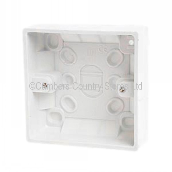 Dencon 1 Gang Socket Box 32mm | Cambers Country Store