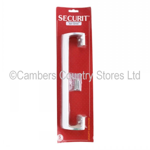 Securit Pull Handle Oval Grip Aluminium 300mm | Cambers Country Store