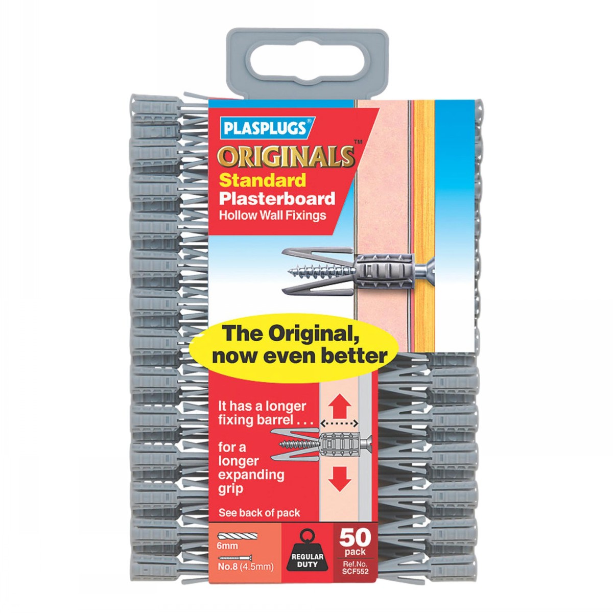 Rawlplug Plasterboard Plugs 7mm 50 Pack | Cambers Country Store