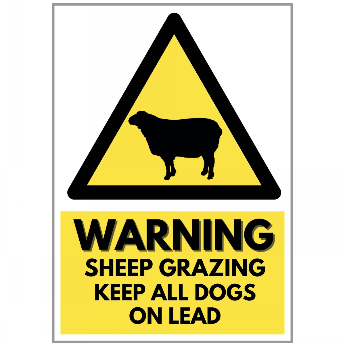 Agsigns Country Sign Sheep Grazing Keep Dogs | Cambers Country Store