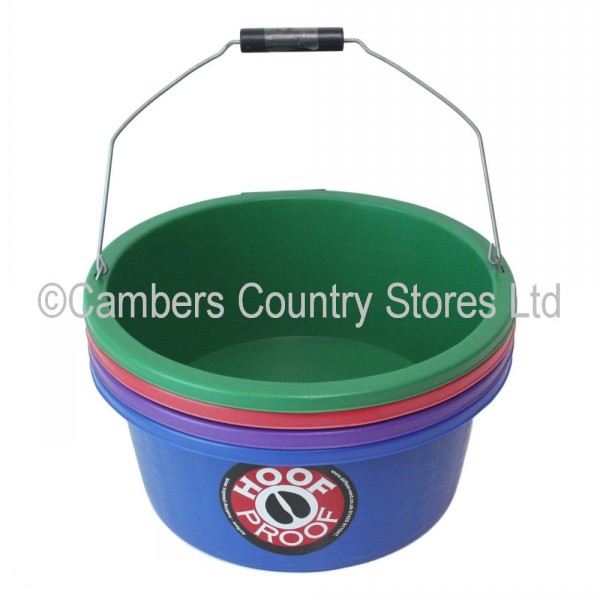 Hoof Proof Bucket Shallow 15 Litre | Cambers Country Store