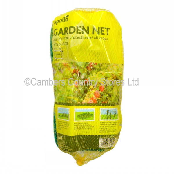 Apollo Garden Crop Netting 6m x 4m Green | Cambers Country Store