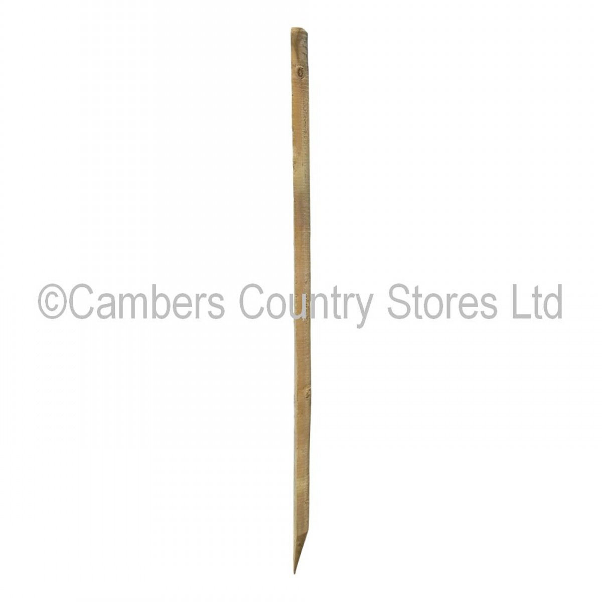Half Round Pointed Timber Post 5.6' x 4" | Cambers Country Store