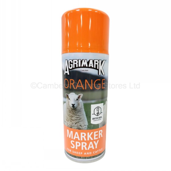 Agrimark Stock Marker Spray Paint Sheep & Cattle 400ml | Cambers ...