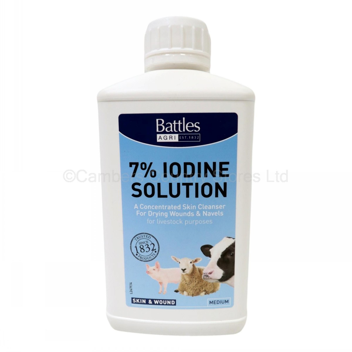 Battles Iodine Solution 7 500ml | Cambers Country Store