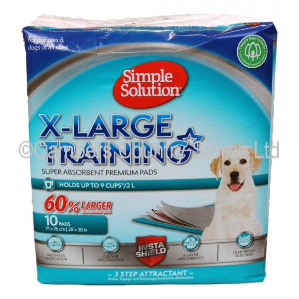 Simple Solution Training Pads XL 10 Pack | Cambers Country Store