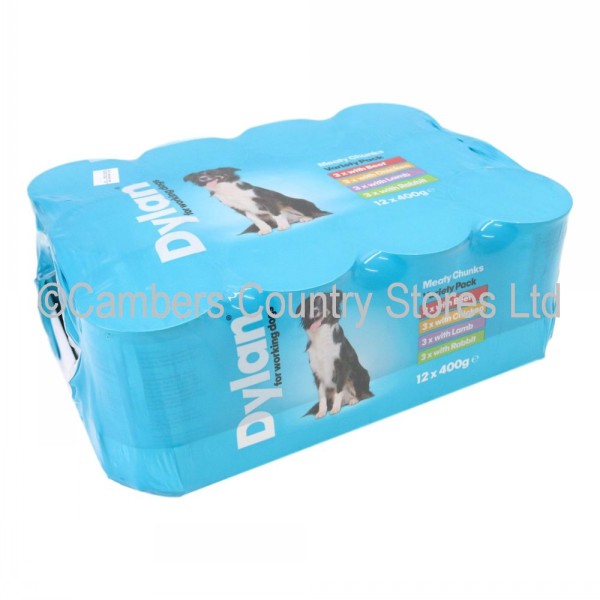 Dylan Working Dog Variety Tin 400g 12 Pack | Cambers Country Store