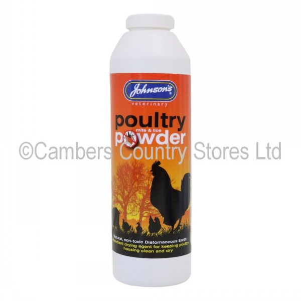 Johnsons Veterinary Poultry Mite & Lice Powder 250g | Cambers Country Store