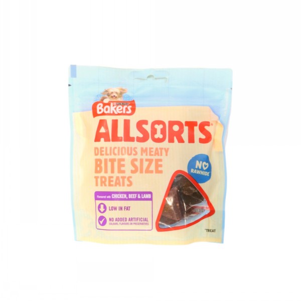 Bakers Treats Allsorts Chicken Beef Lamb 98g | Cambers Country Store