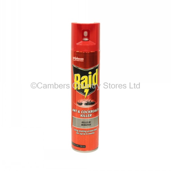 Raid Ant & Cockroach Killer Spray 300ml | Cambers Country Store