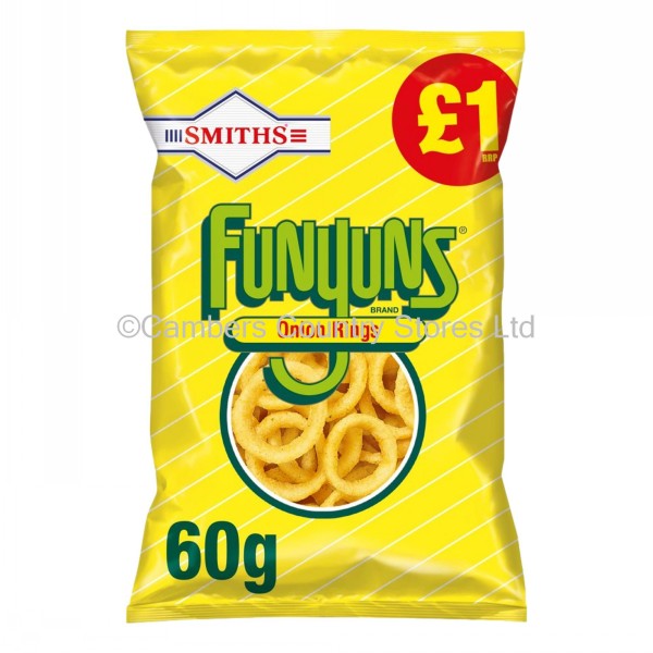 Smiths Funyuns Onion Rings 60g | Cambers Country Store