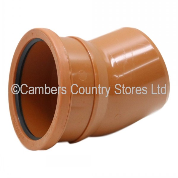Underground Drainage B5071 Single Socket Bend 22.5 Deg | Cambers ...