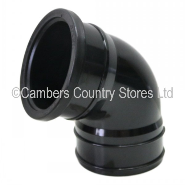Soil Pipe & Fittings BS408B Offset Bend 112.5 Deg 110mm | Cambers ...