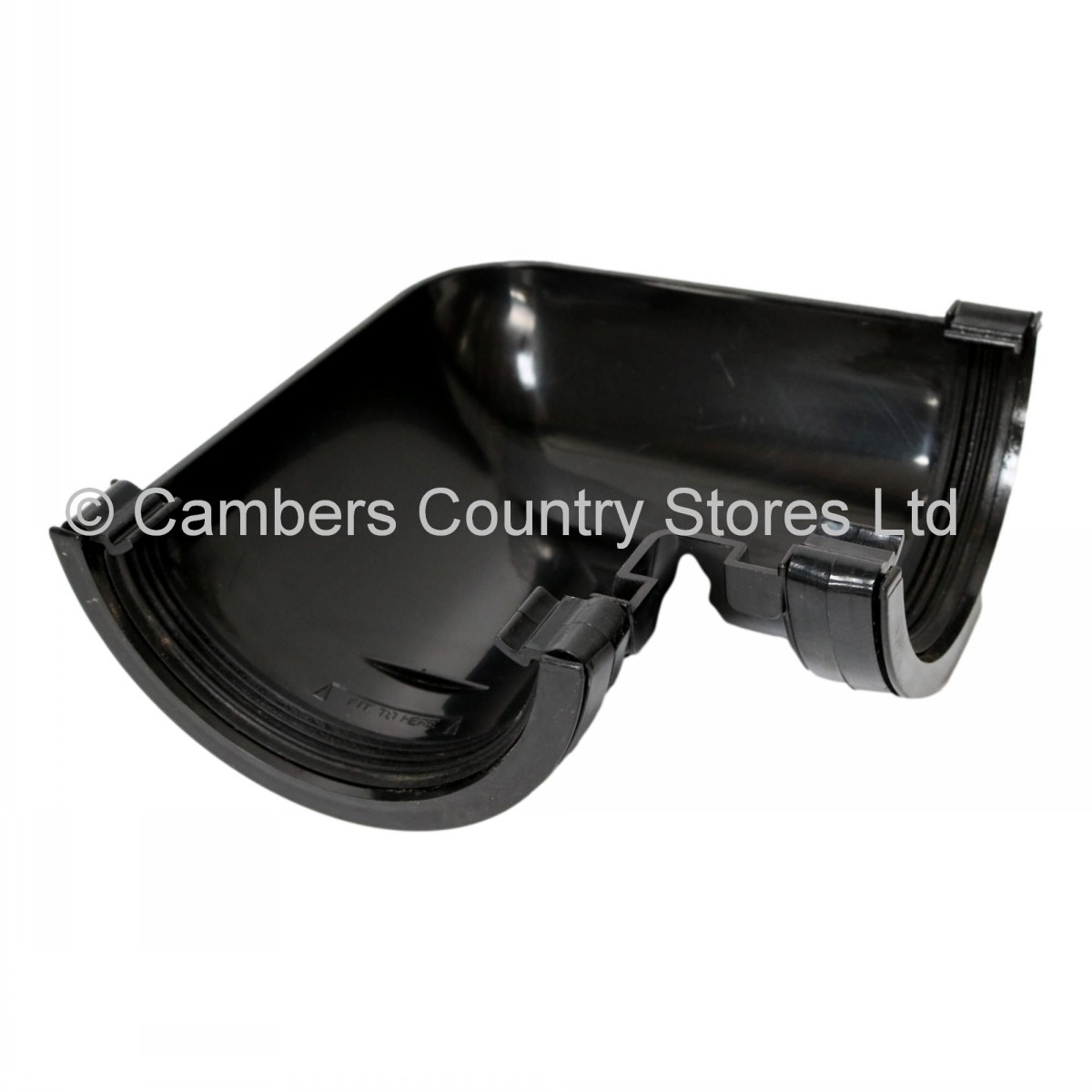 Guttering Roundstyle BR048B Gutter Angle 90 Deg 112mm | Cambers Country Store