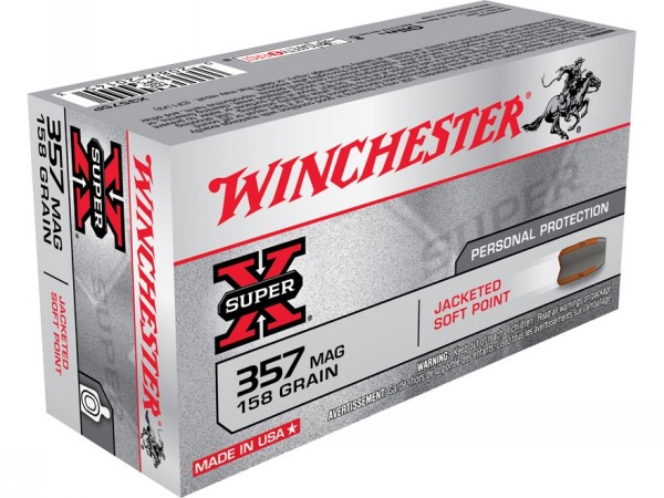 Winchester .357 158 Grain Jacketed Soft Point x50 | Cambers Country Store