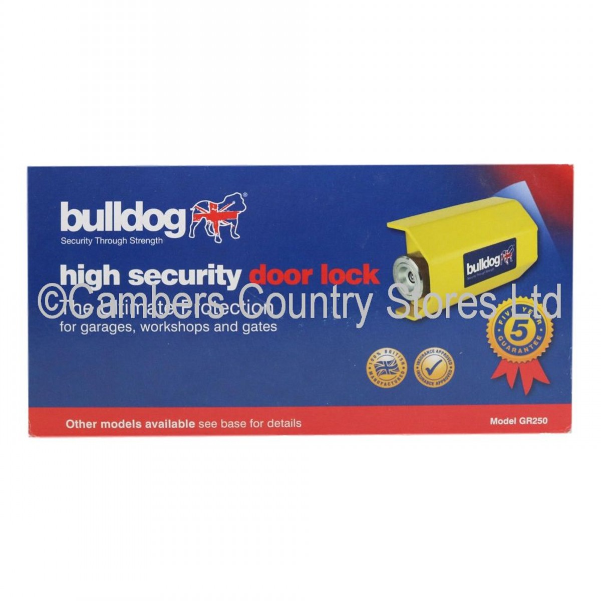 Bulldog GR250 High Security Door Lock | Cambers Country Store