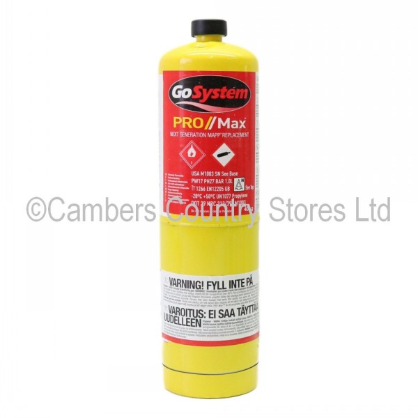 Go System Gasex Pro Gas Cylinder 400g | Cambers Country Store