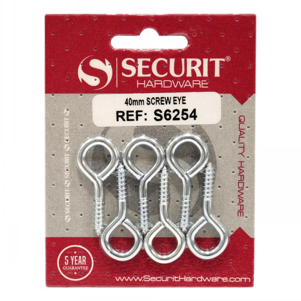 Securit Screw Eyes Zinc Plated | Cambers Country Store