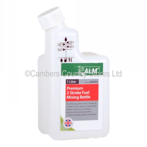 ALM 2 Stroke Fuel Mixing Bottle Premium 1 Litre | Cambers Country Store