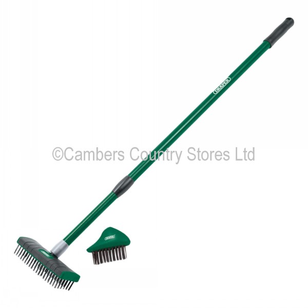 Draper Telescopic Paving Cleaning Brush Set | Cambers Country Store