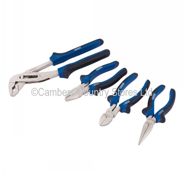 Draper Pliers Set Soft Grip 4 Piece | Cambers Country Store