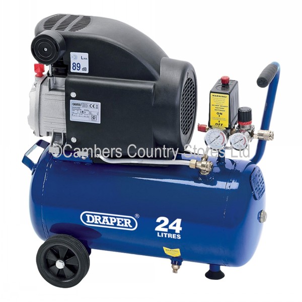 Draper Air Compressor 24 Litre 1.5hp 230v | Cambers Country Store