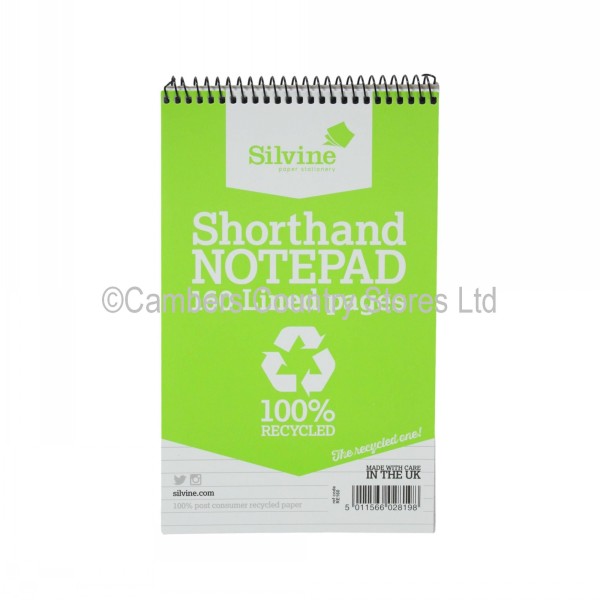 Silvine Shorthand Notepad 160 Pages | Cambers Country Store