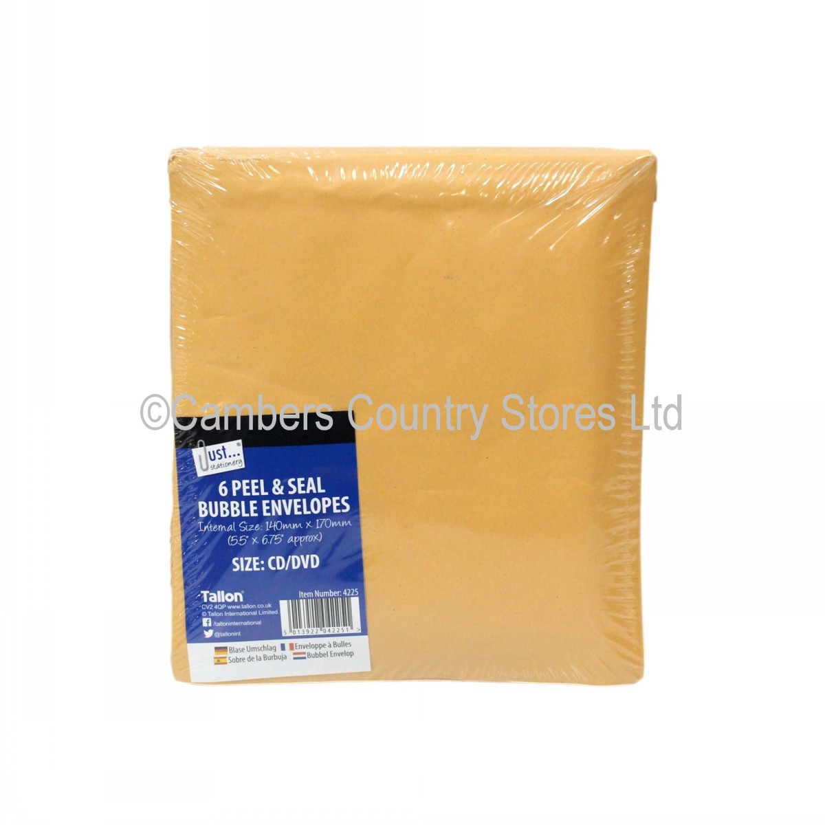 Padded Envelopes Size CD/DVD 6 Pack | Cambers Country Store