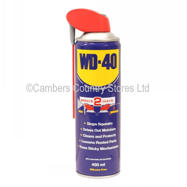 WD40 Spray Can Smart Straw 450ml | Cambers Country Store