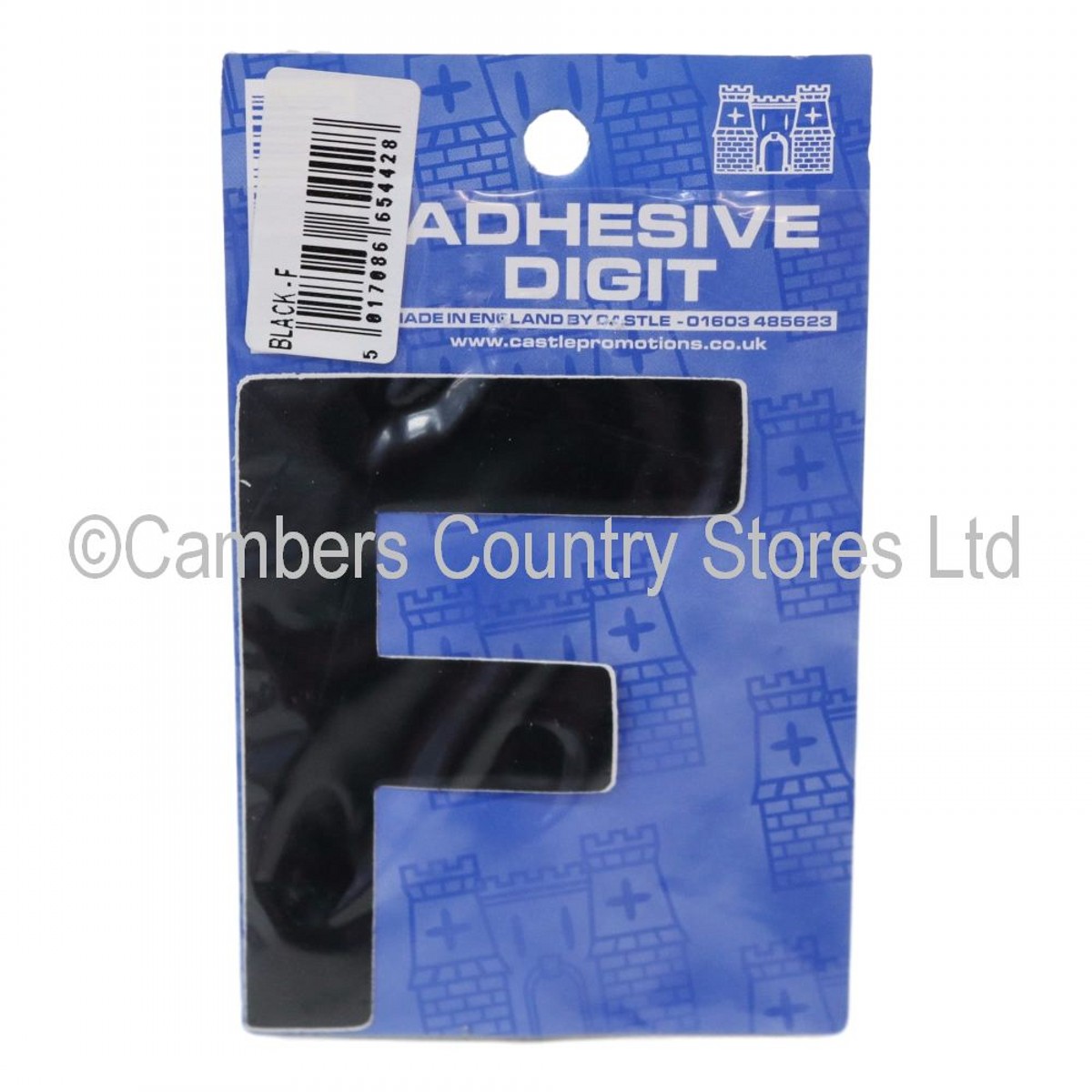 Self Adhesive Digit / Letter Black | Cambers Country Store