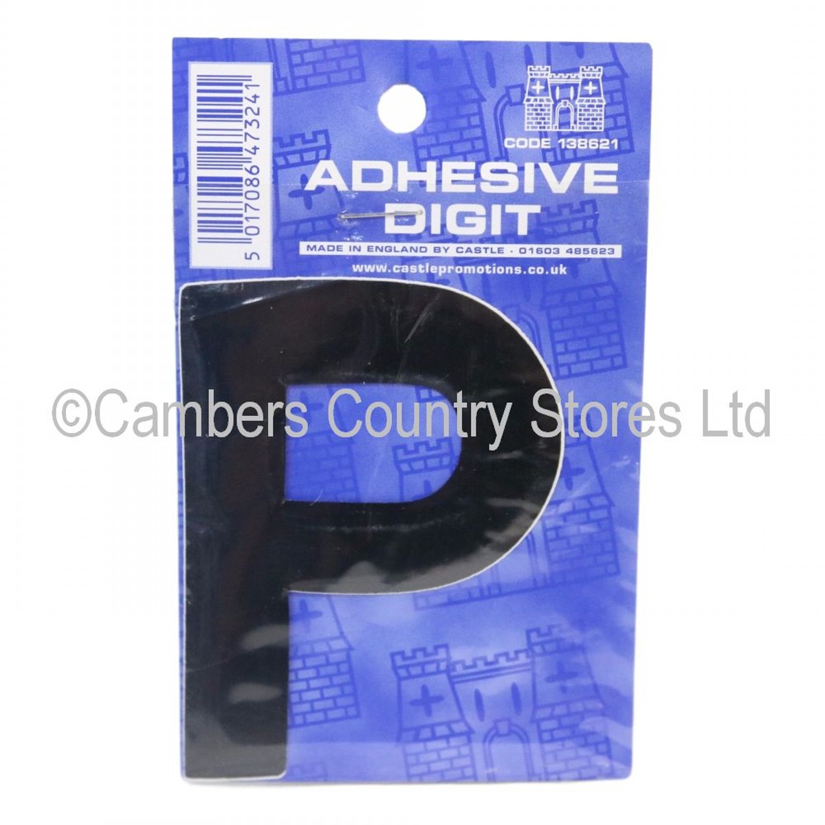 Self Adhesive Digit / Letter Black | Cambers Country Store