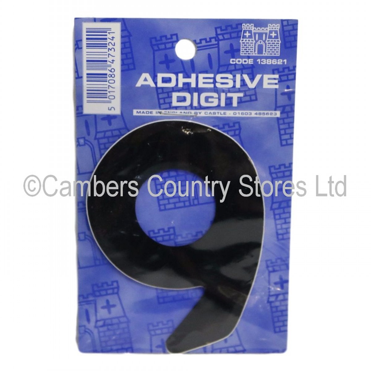 Self Adhesive Digit / Letter Black | Cambers Country Store