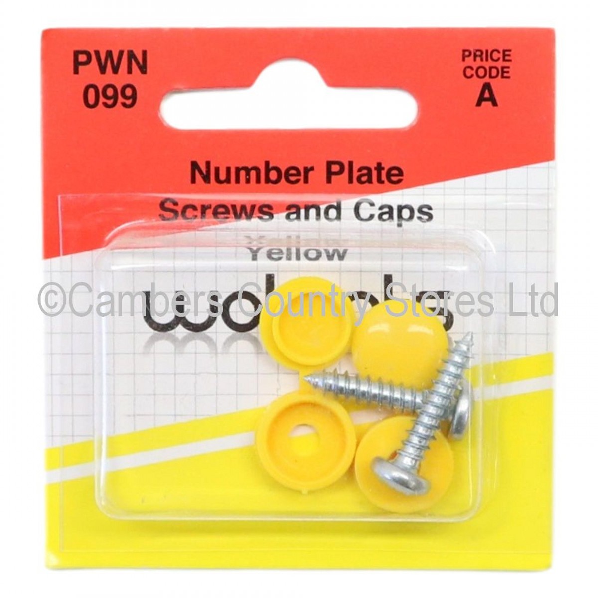 Wotnots Number Plate Screws & Caps | Cambers Country Store