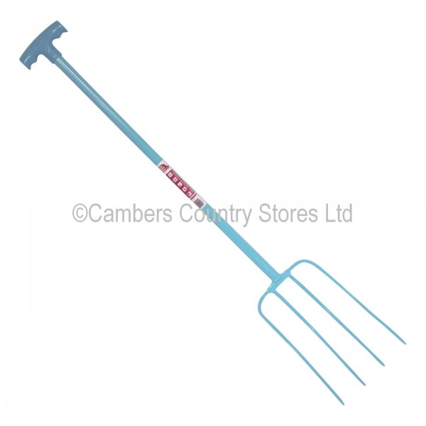 Red Gorilla 4 Prong Manure Fork T Handle | Cambers Country Store