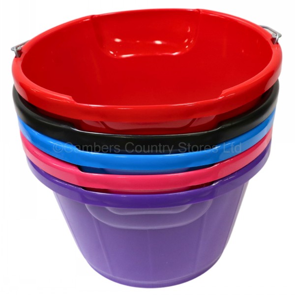 Red Gorilla Plas Shallow Bucket 10 Litre | Cambers Country Store