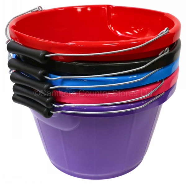 Red Gorilla Plas Shallow Bucket 10 Litre | Cambers Country Store