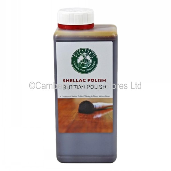 Fiddes Shellac Button Polish 1 Litre | Cambers Country Store
