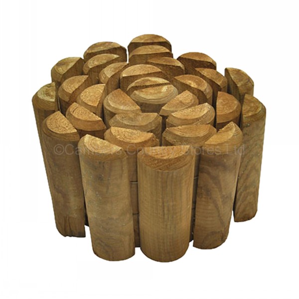 Garden Log Roll Edging 1.8m | Cambers Country Store