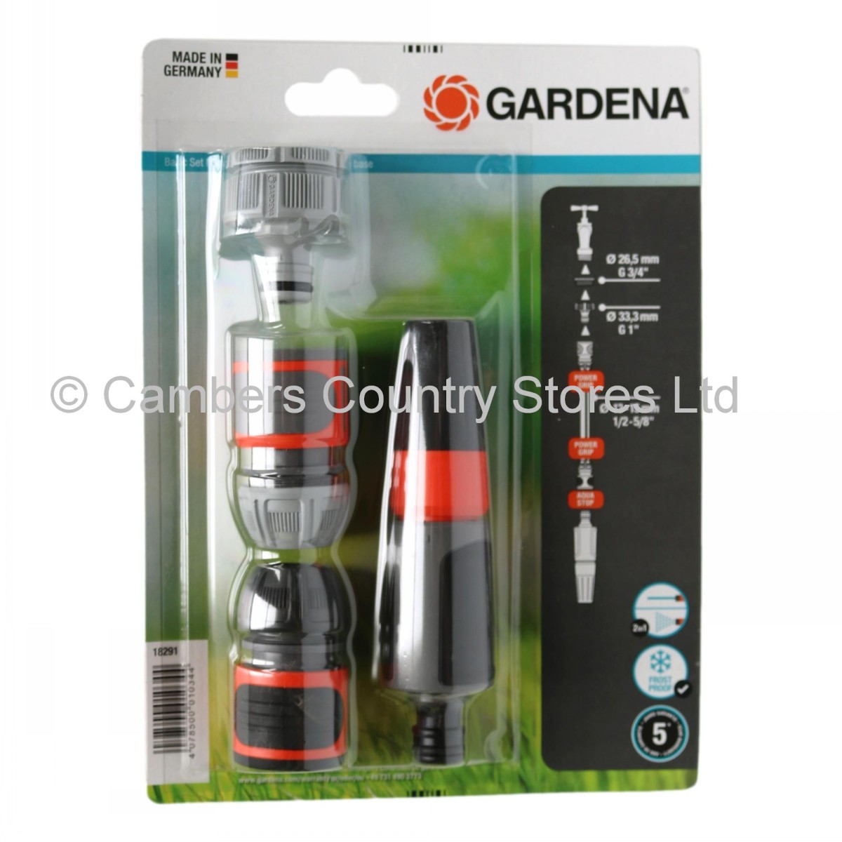 Gardena Hose Pipe Fitting Starter Set | Cambers Country Store