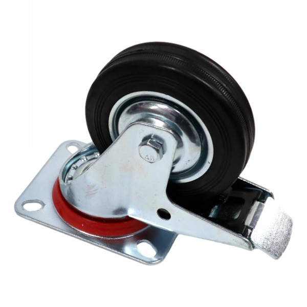 Castor Wheel Swivel & Brake 100mm | Cambers Country Store