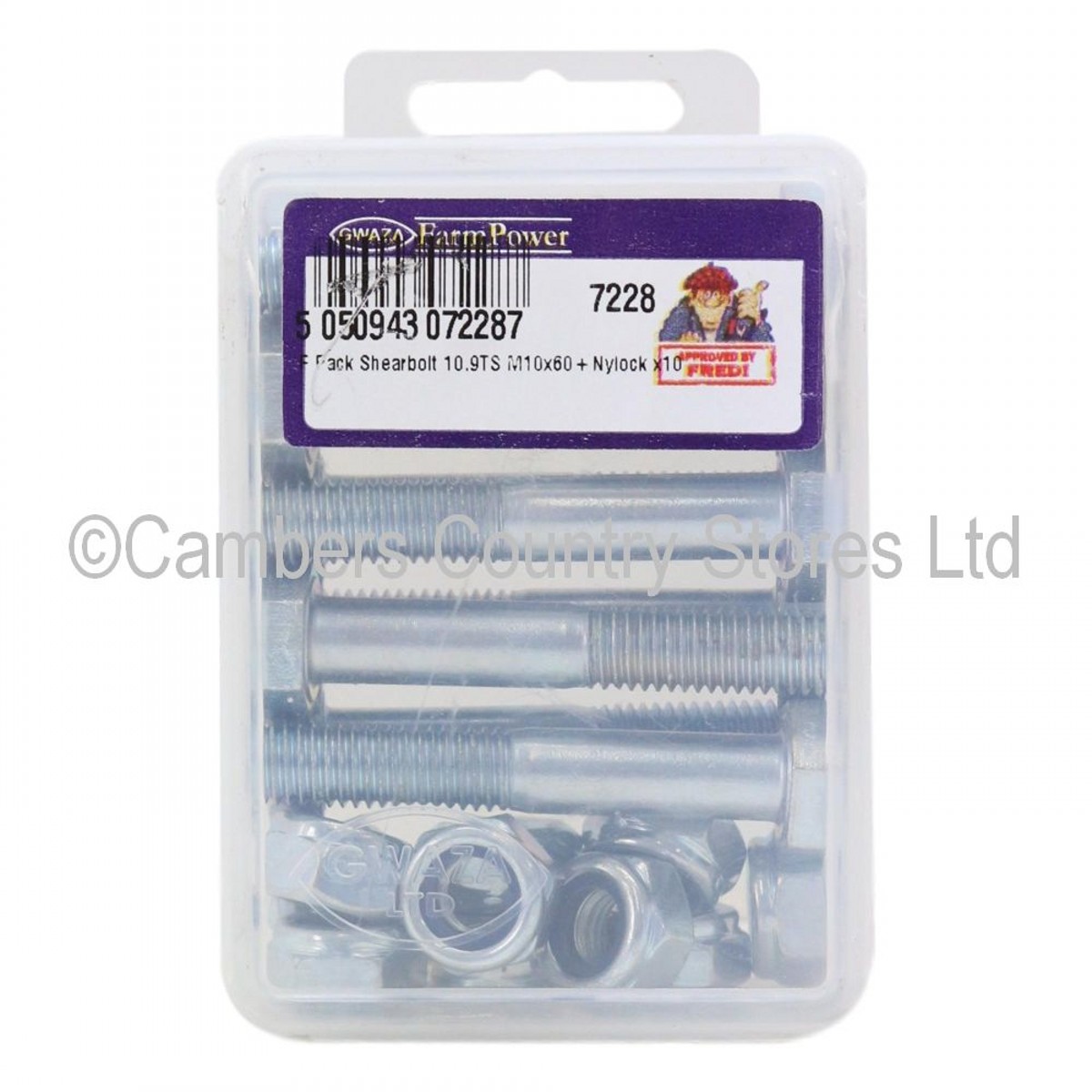 Shearbolt M10 x 60mm 10.9TS 10 Pack | Cambers Country Store