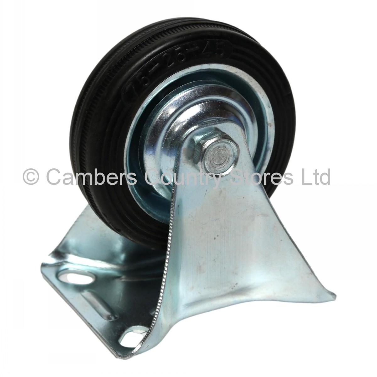 Castor Wheel Fixed 75mm | Cambers Country Store