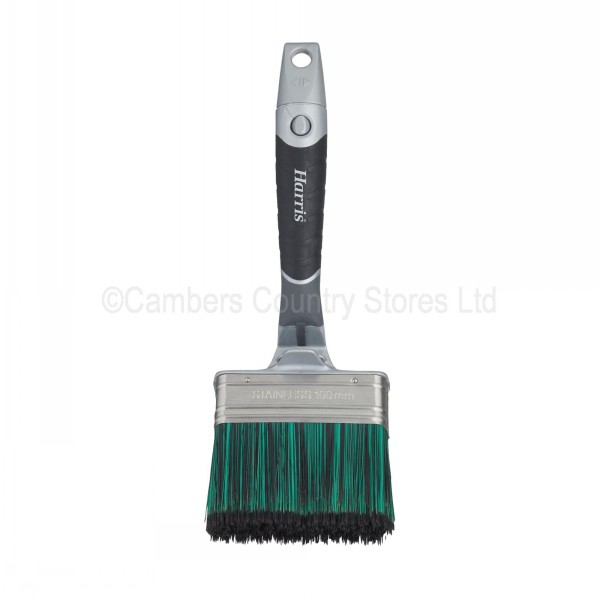 Harris Ultimate Paint Brush Shed & Fence Swan Neck 100mm | Cambers ...