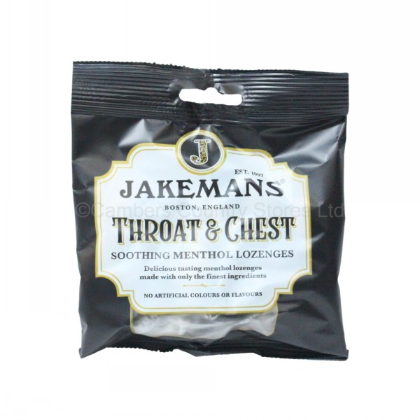 Jakemans Menthol Lozenges 73g Throat & Chest | Cambers Country Store